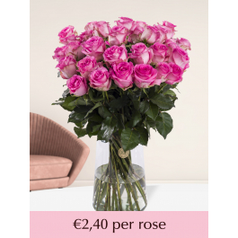Pink roses from 10 to 99 | Choose your number with SURPROSE