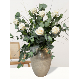 White long life rose bouquet | SURPROSE | Long lasting roses
